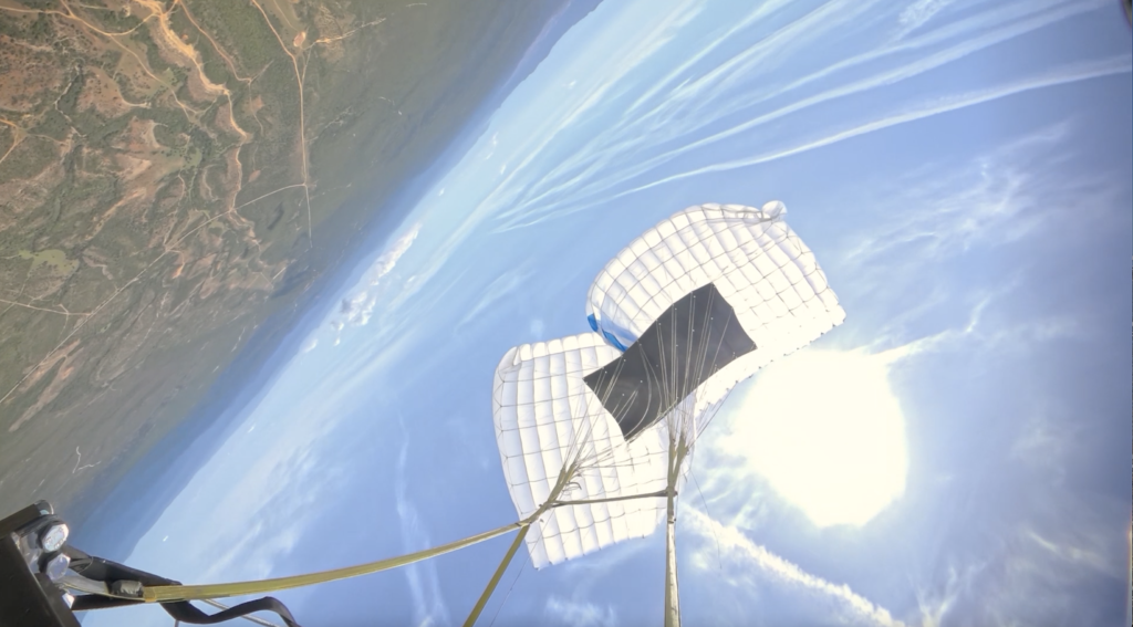 Space Rider:Thales Alenia Space drop-test dei paracadute