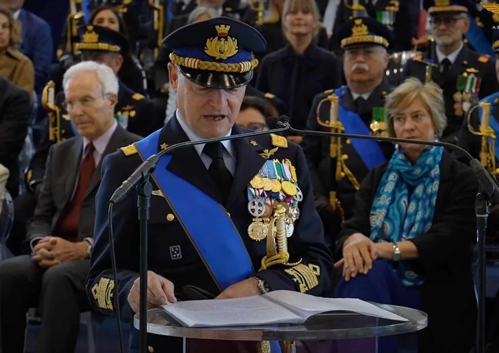 Luca Goretti saluta l'Aeronautica: cambio al vertice SMA